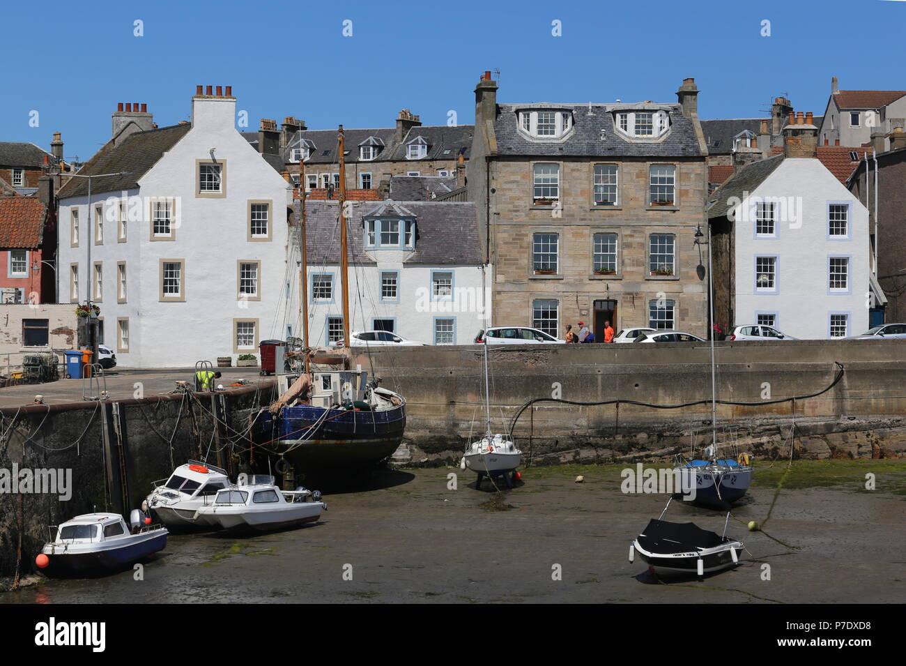 St Monans waterfront Fife Scotland July 2018 Stock Photo - Alamy