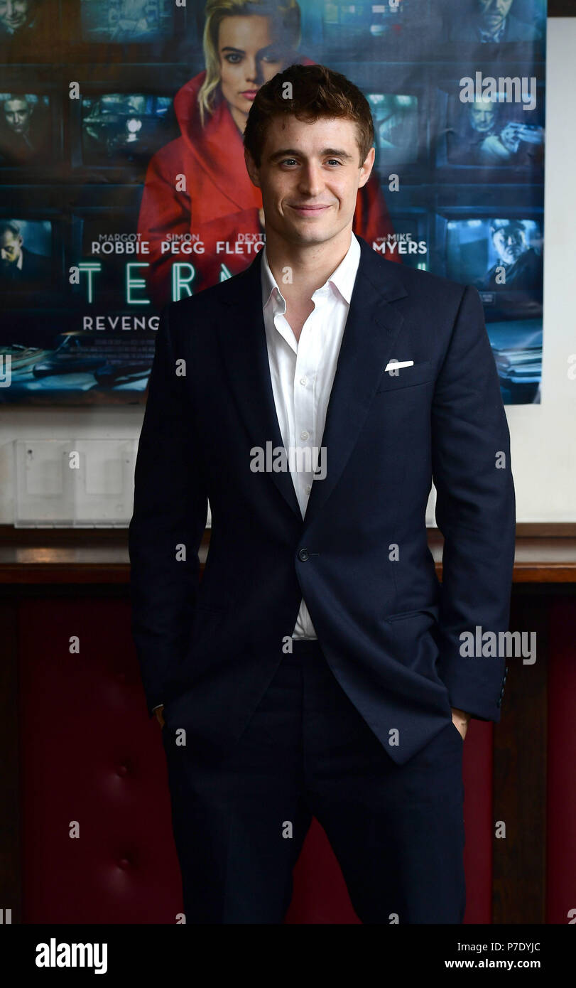 Max Irons arrives for a screening of Terminal at the Prince Charles ...