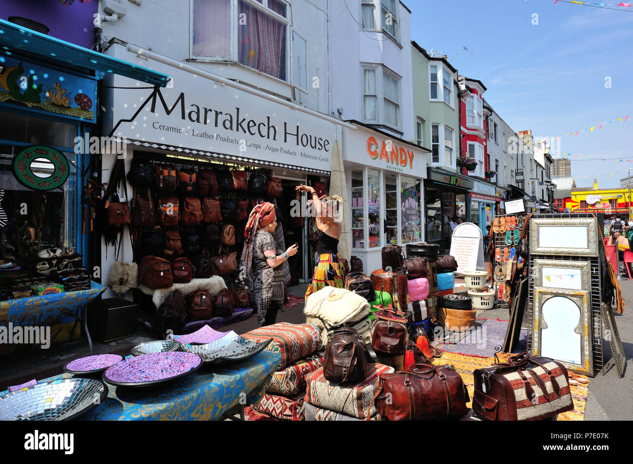 Marrakech House with women dancing in street, Brighton, English Seaside ...