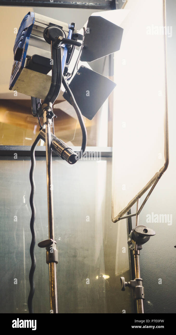 image of studio lighting setup background Stock Photo - Alamy