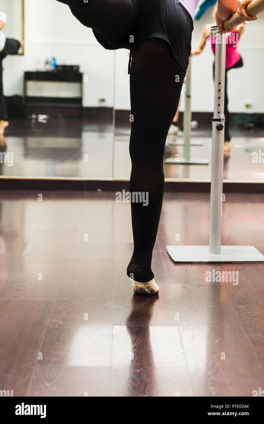 A Ballerina dancing, closeup on legs and shoes Stock Photo - Alamy