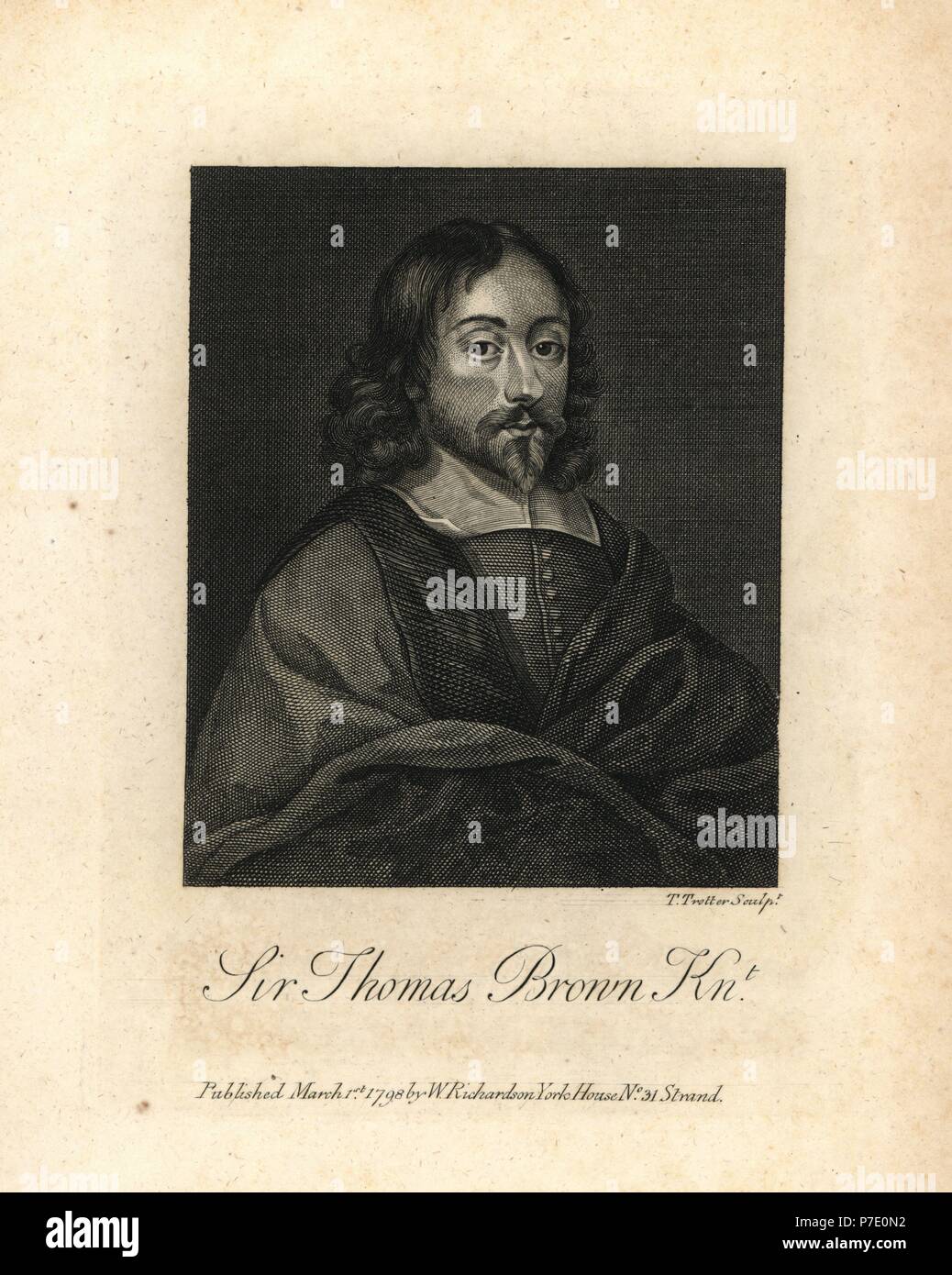 Sir Thomas Brown, English polymath and writer on science, medicine ...