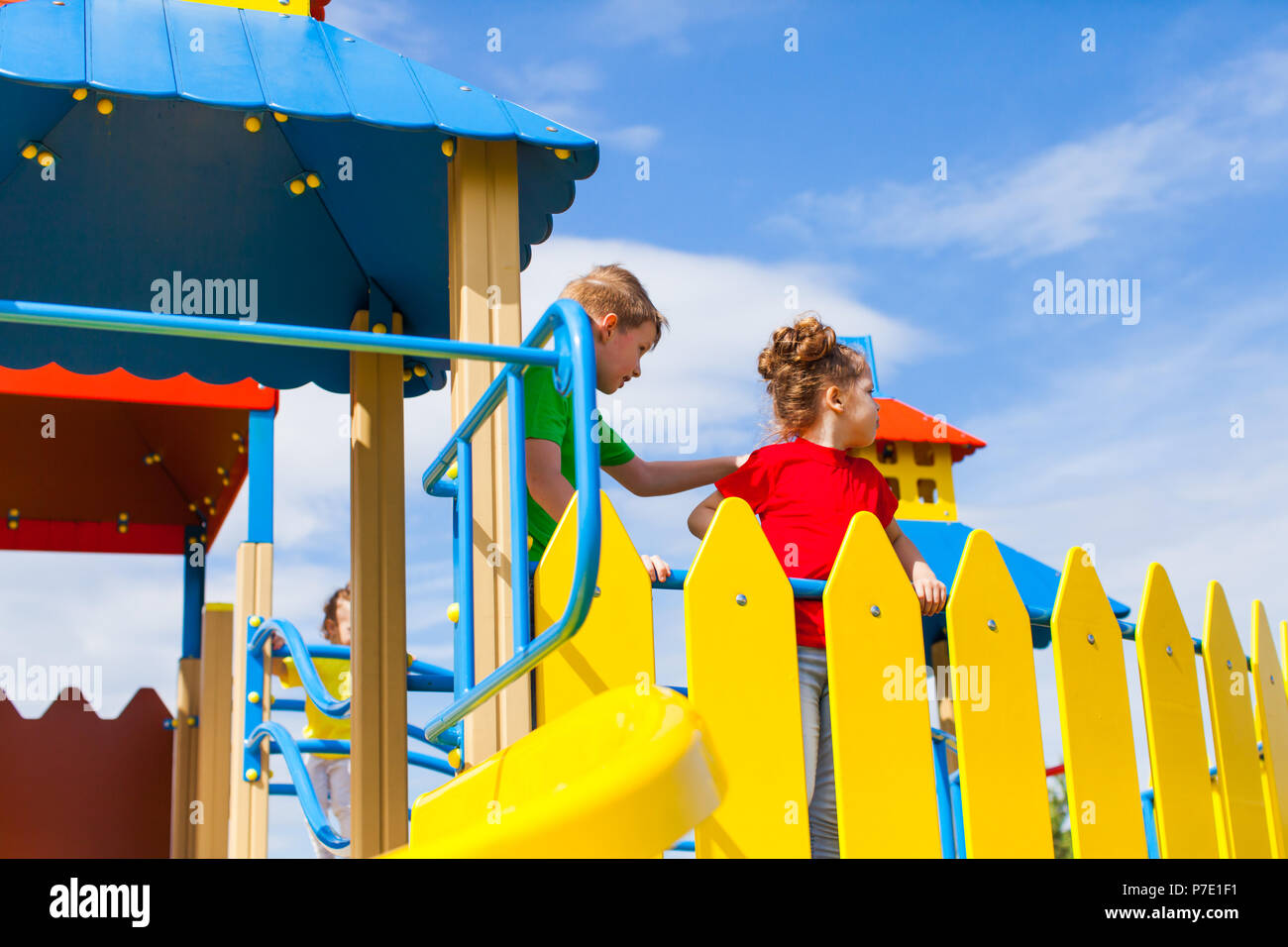 Children on playground Stock Photo - Alamy