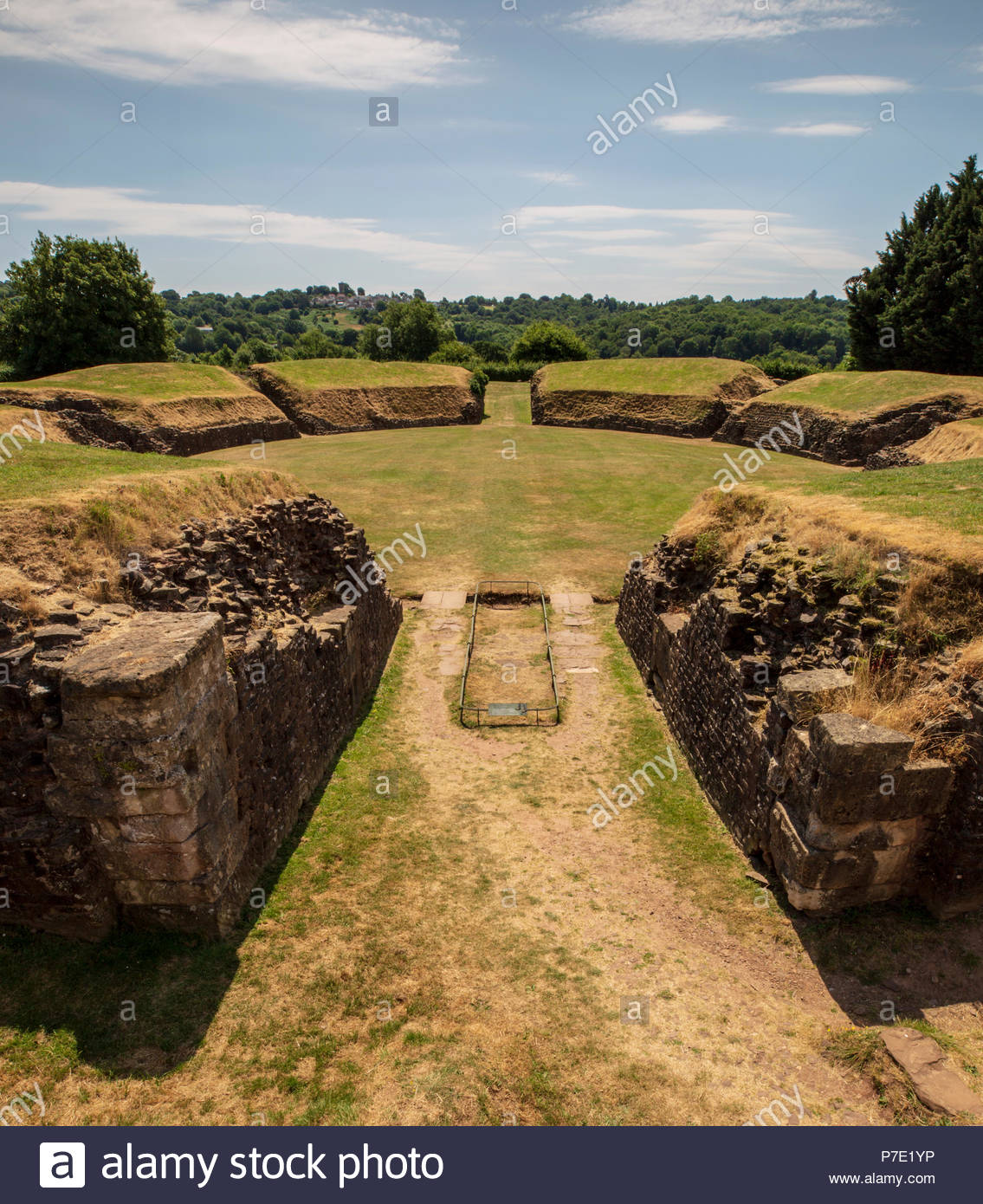 Caerleon Amphitheatre Stock Photos & Caerleon Amphitheatre Stock Images ...