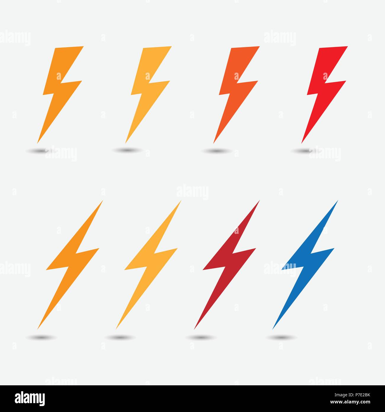 Lightning strike Stock Vector Images - Alamy