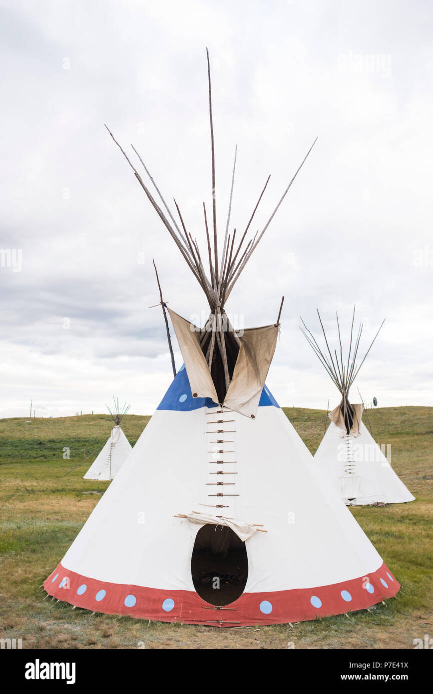 Teepee structures hi-res stock photography and images - Alamy