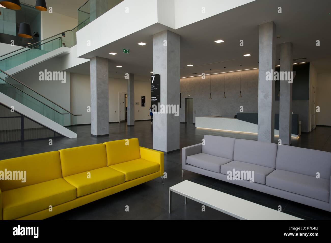Modern Commercial office Interiors Stock Photo - Alamy