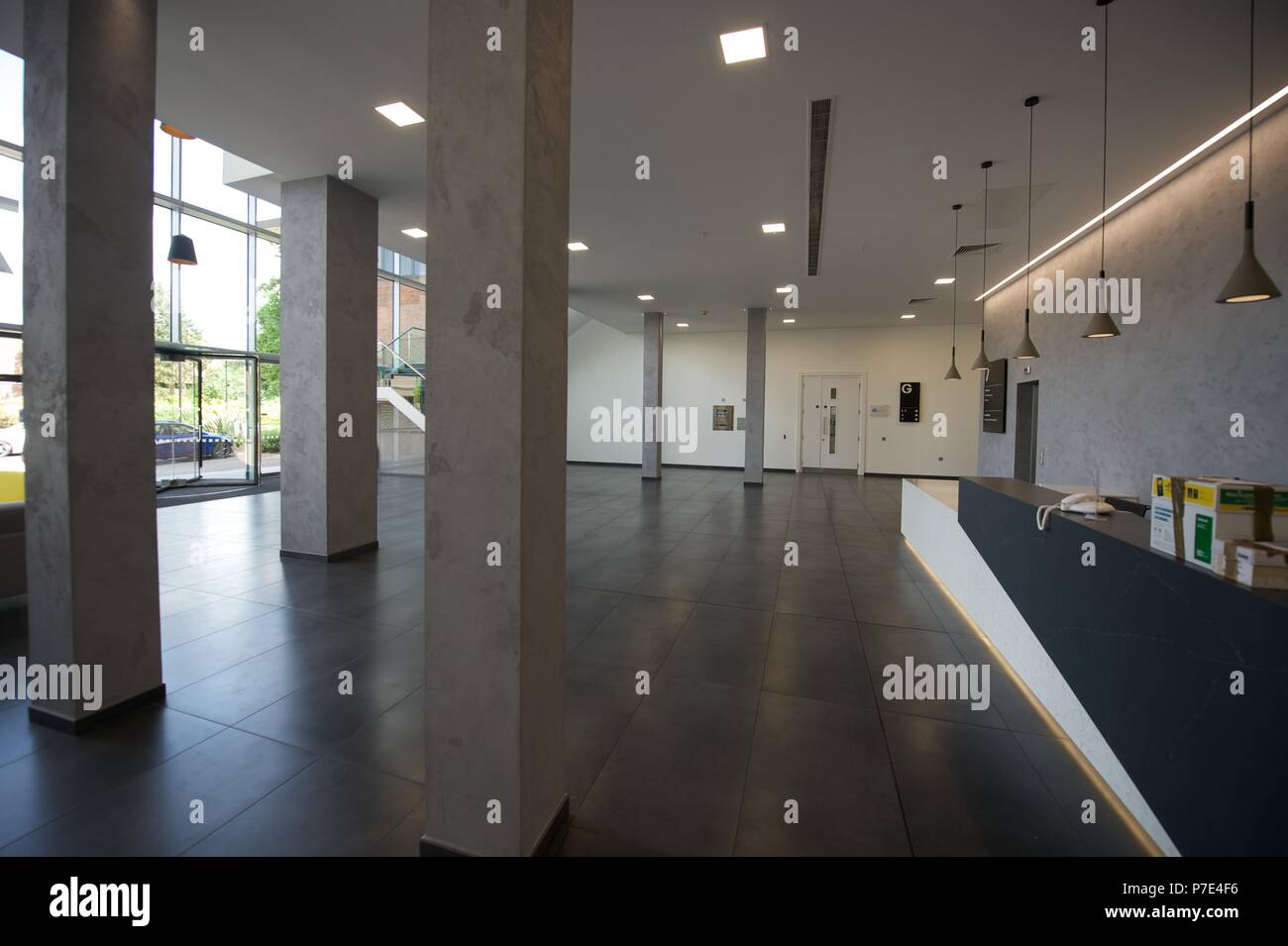 Modern Commercial office Interiors Stock Photo - Alamy