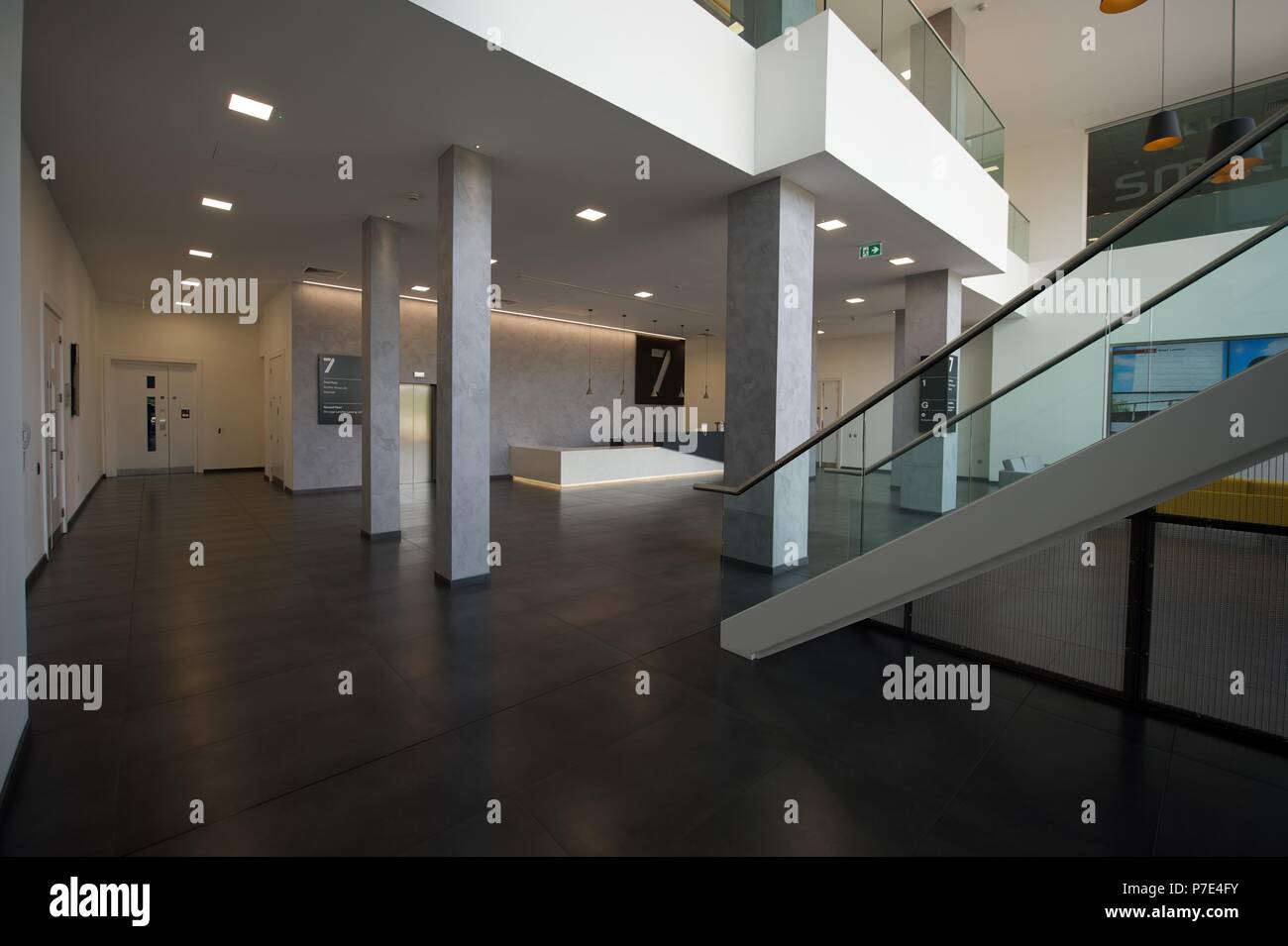 Modern Commercial office Interiors Stock Photo - Alamy