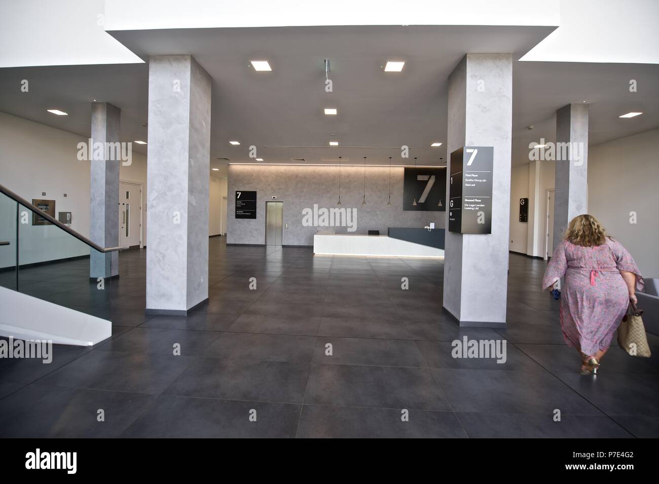 Modern Commercial office Interiors Stock Photo - Alamy