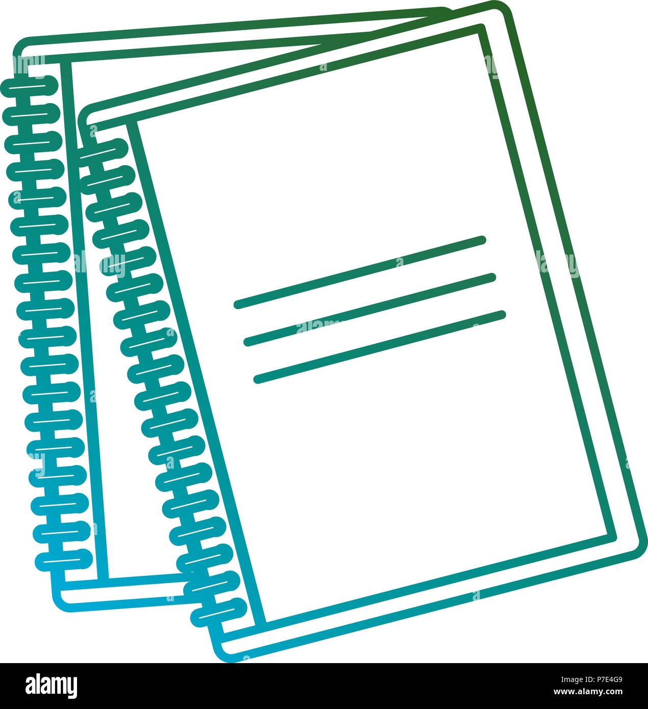 notebook school education icon Stock Vector Image & Art - Alamy