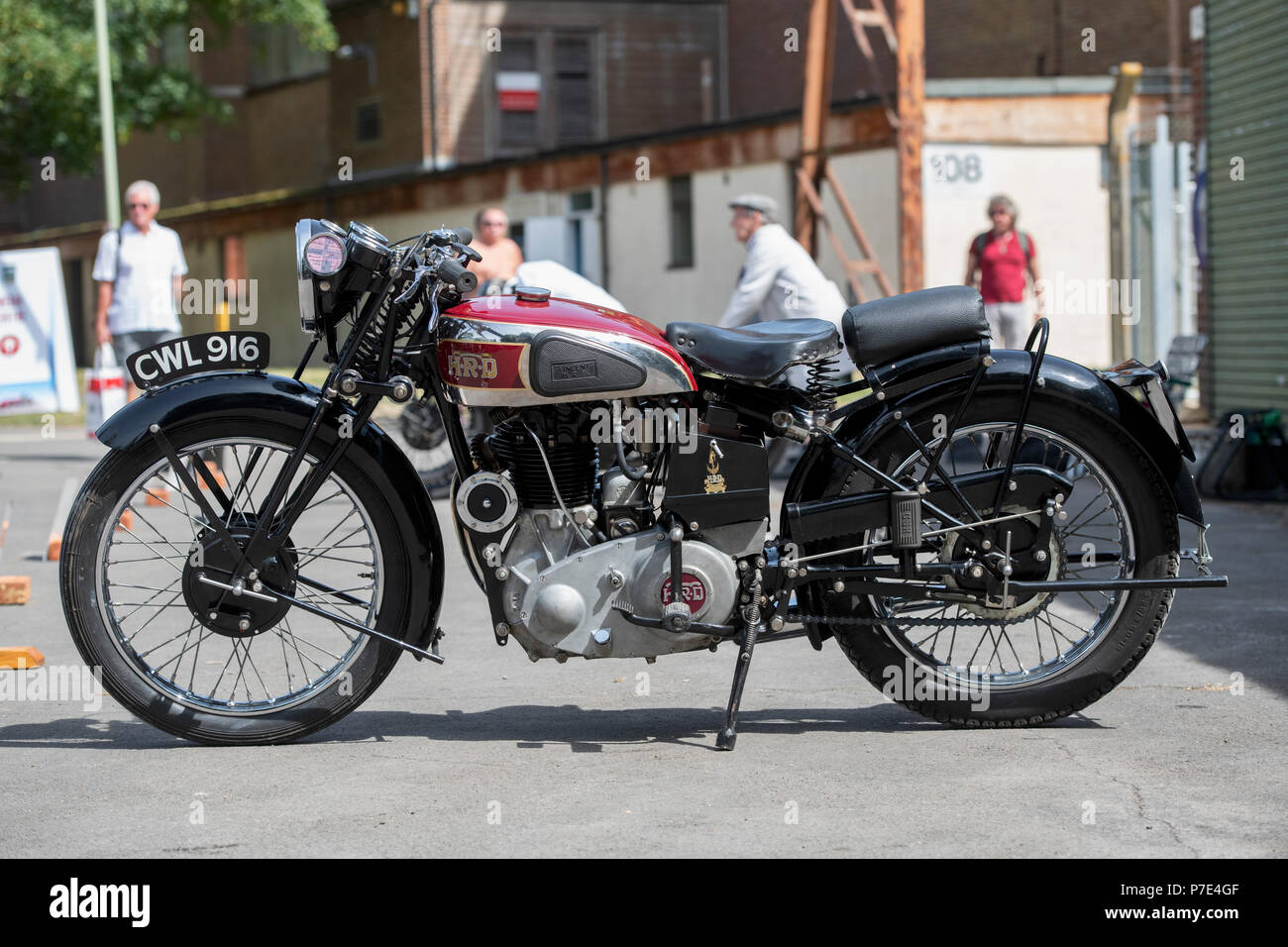 Vintage Hrd Vincent Motorcycle Classic Stock Photos & Vintage Hrd ...