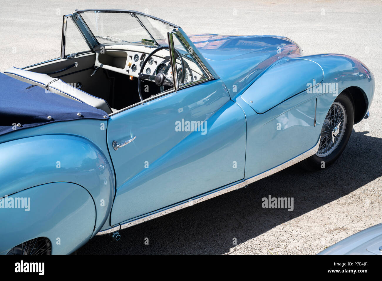 Aston Martin DB1 at Bicester Heritage centre. Bicester, Oxfordshire ...