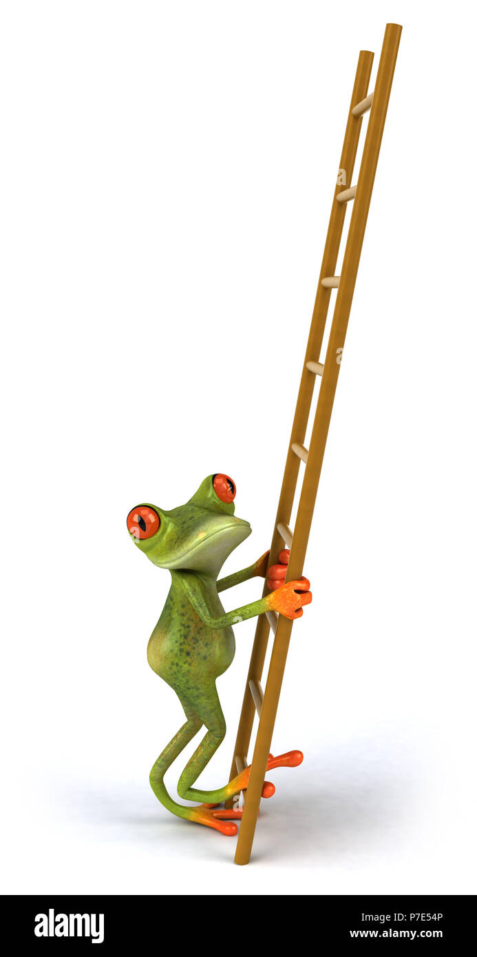 Frog ladder Cut Out Stock Images & Pictures - Alamy