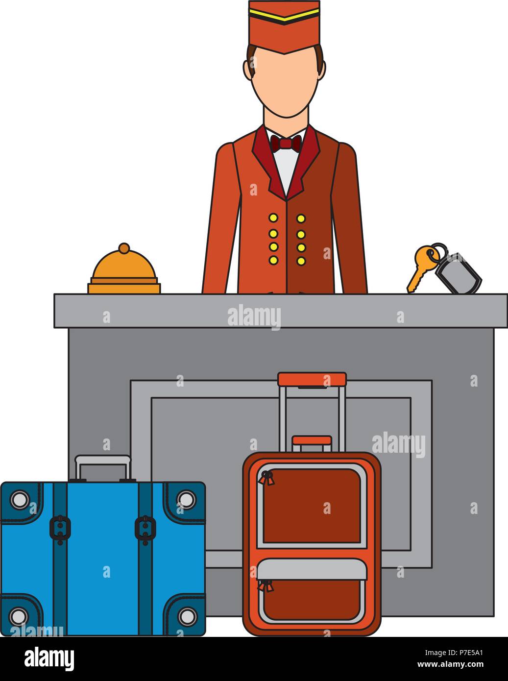 Guesthouse vector vectors hi-res stock photography and images - Alamy