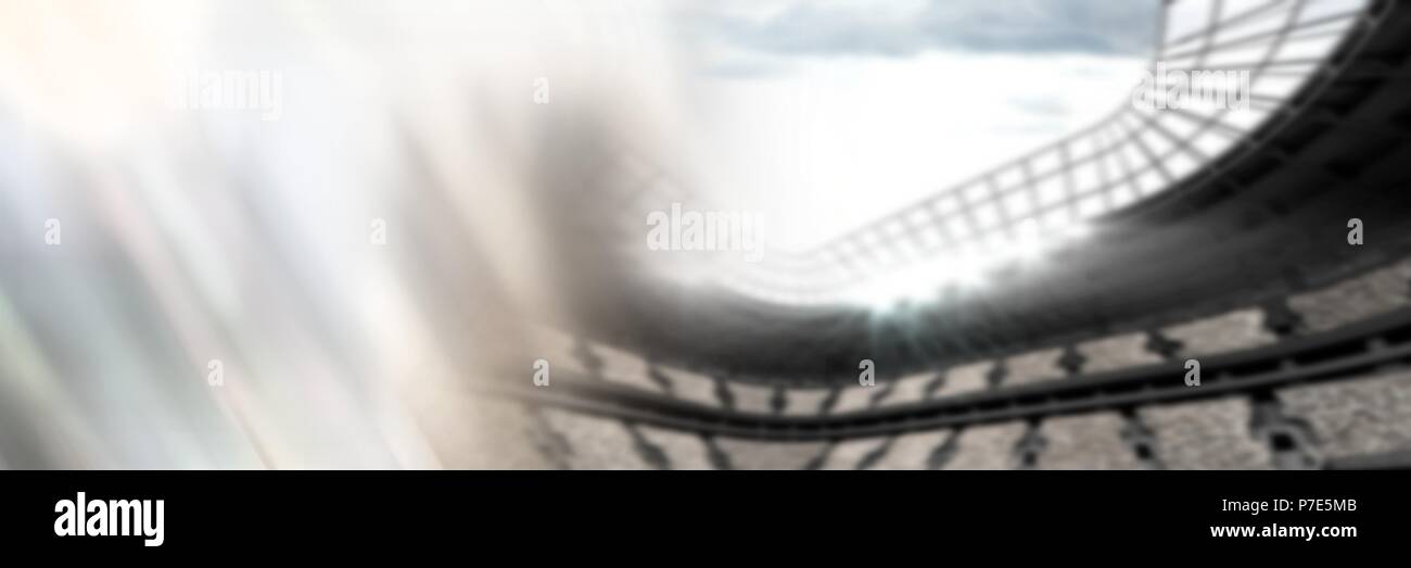 Football stadium with transition Stock Photo - Alamy