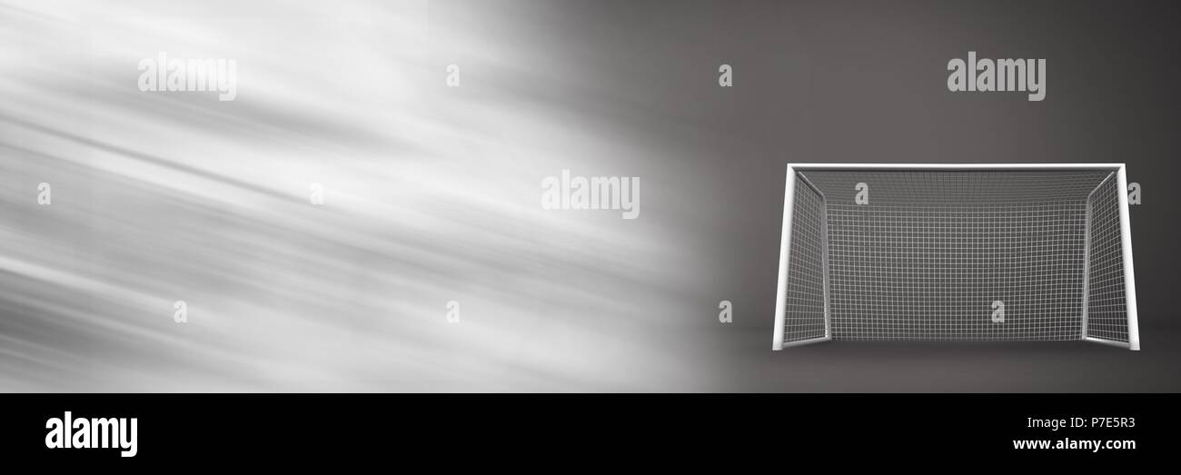 Football goal with transition Stock Photo - Alamy