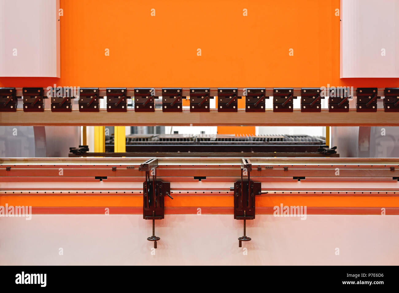 Hydraulic Machine Press in Steel Factory Stock Photo - Alamy
