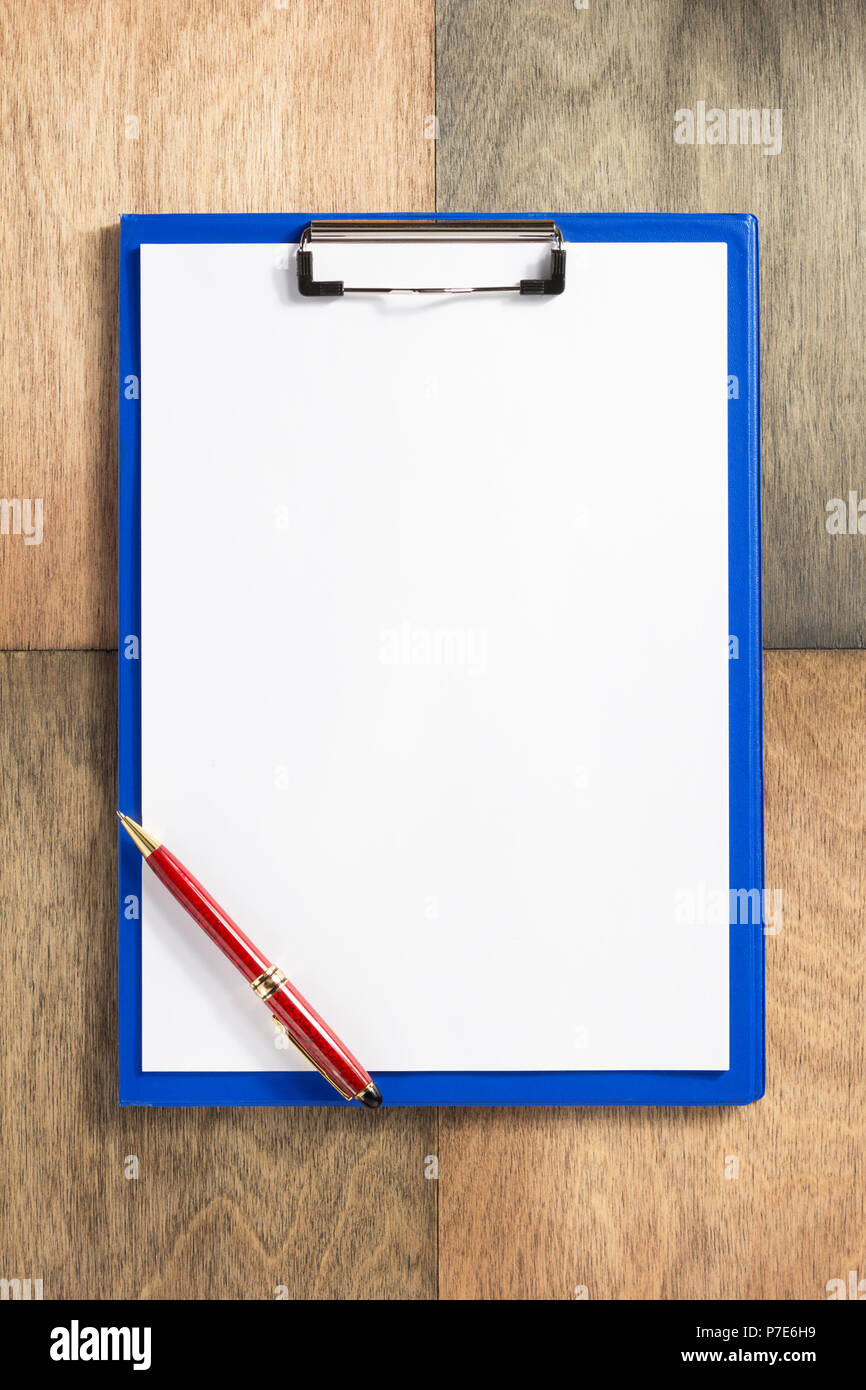 paper clipboard at abstract background surface Stock Photo - Alamy