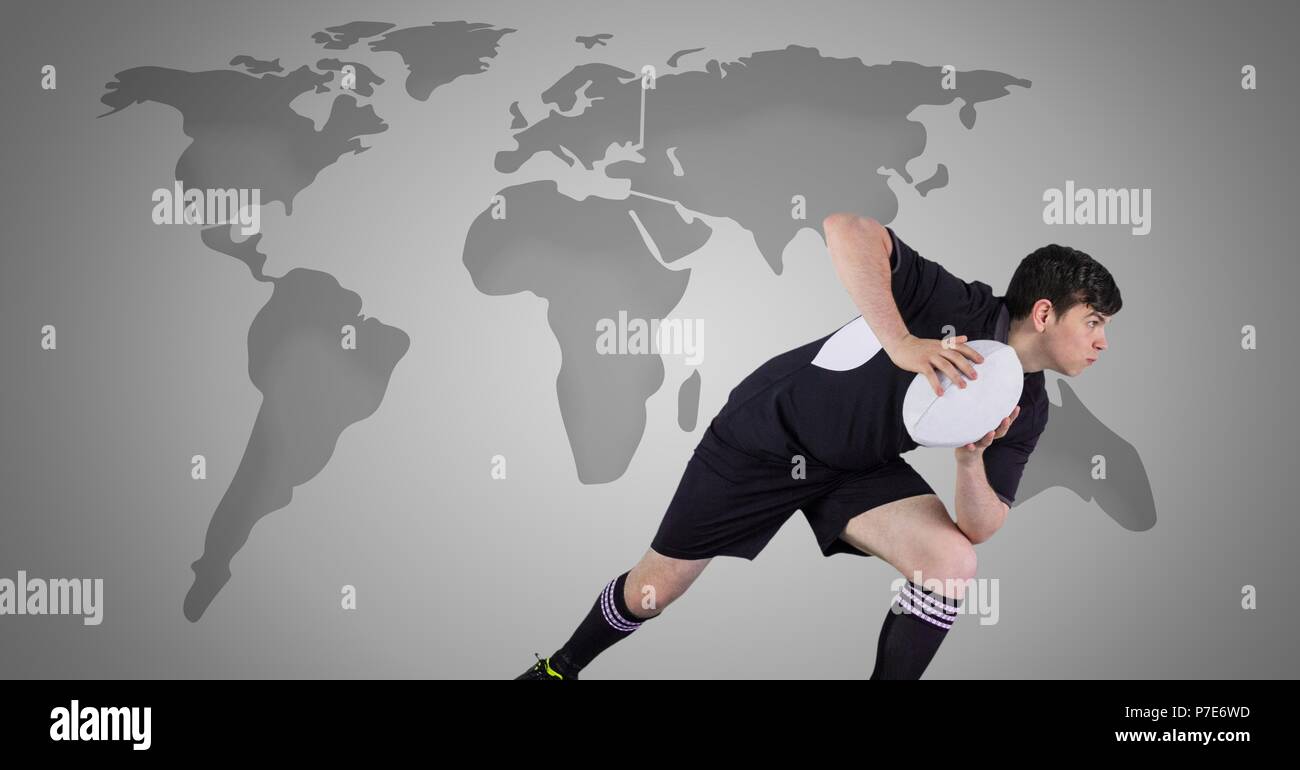 Map of rugby hi-res stock photography and images - Alamy