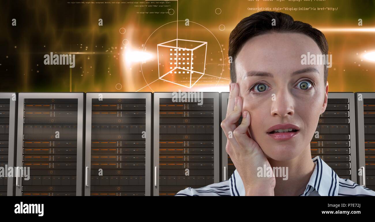 Confused woman with computer hi-res stock photography and images - Alamy