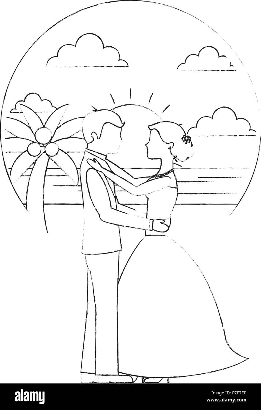 Wedding drawing easy 60 photos - Astyledwedding.com