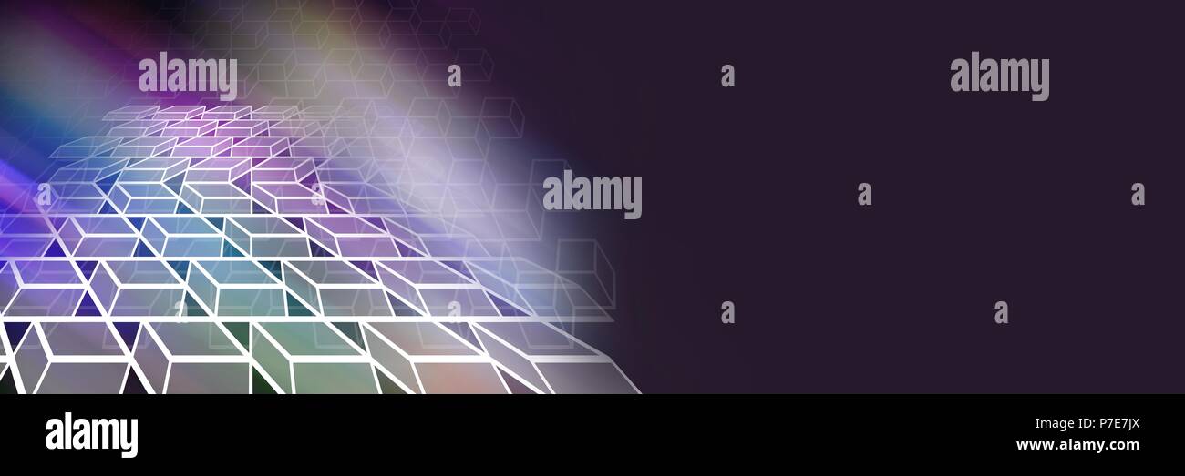 Geometric pattern transition Stock Photo - Alamy