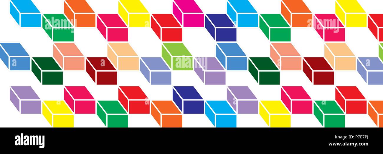 Colorful geometric minimal pattern Stock Photo - Alamy