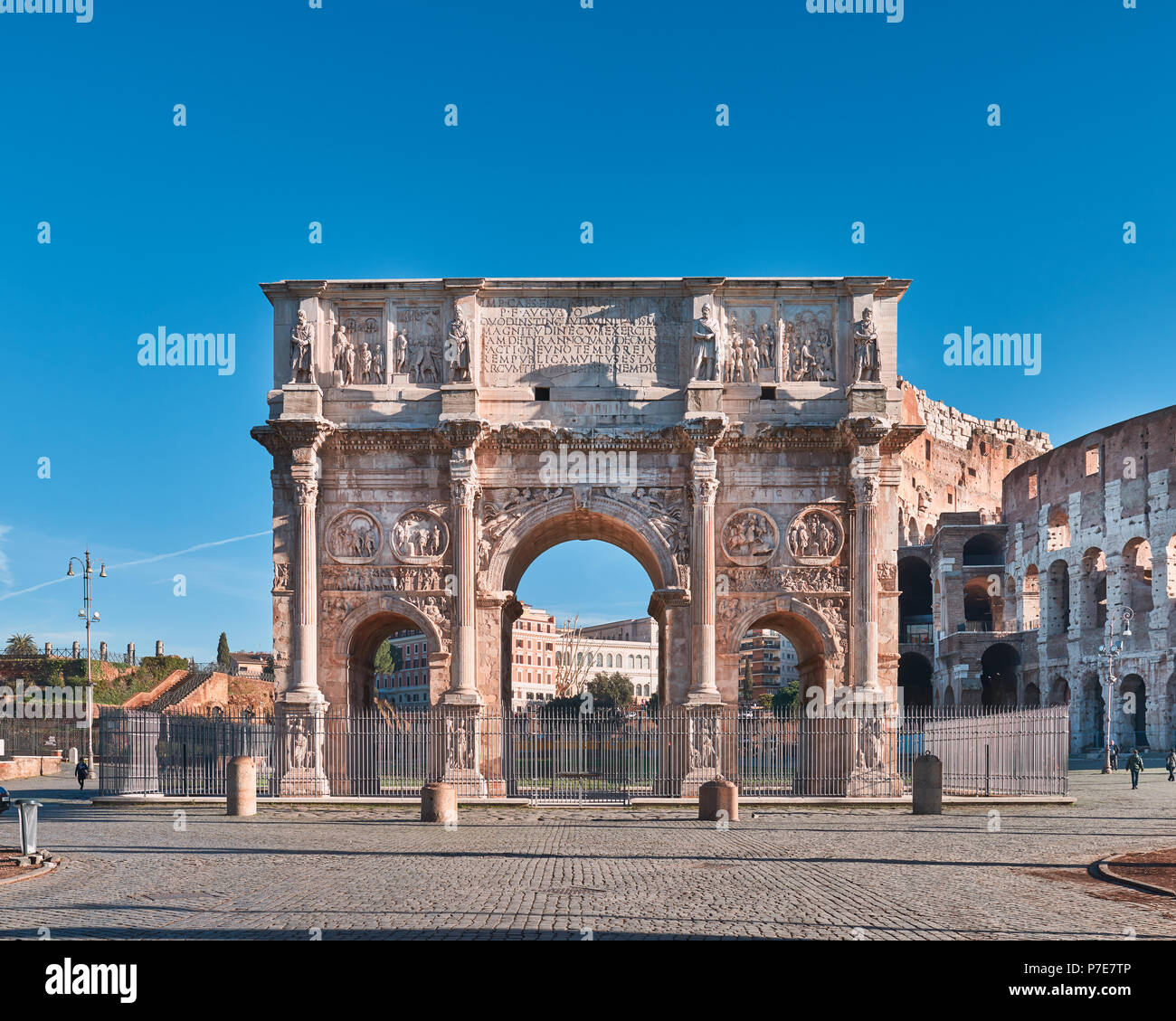 Rome, Arch of Constantine Stock Photo - Alamy