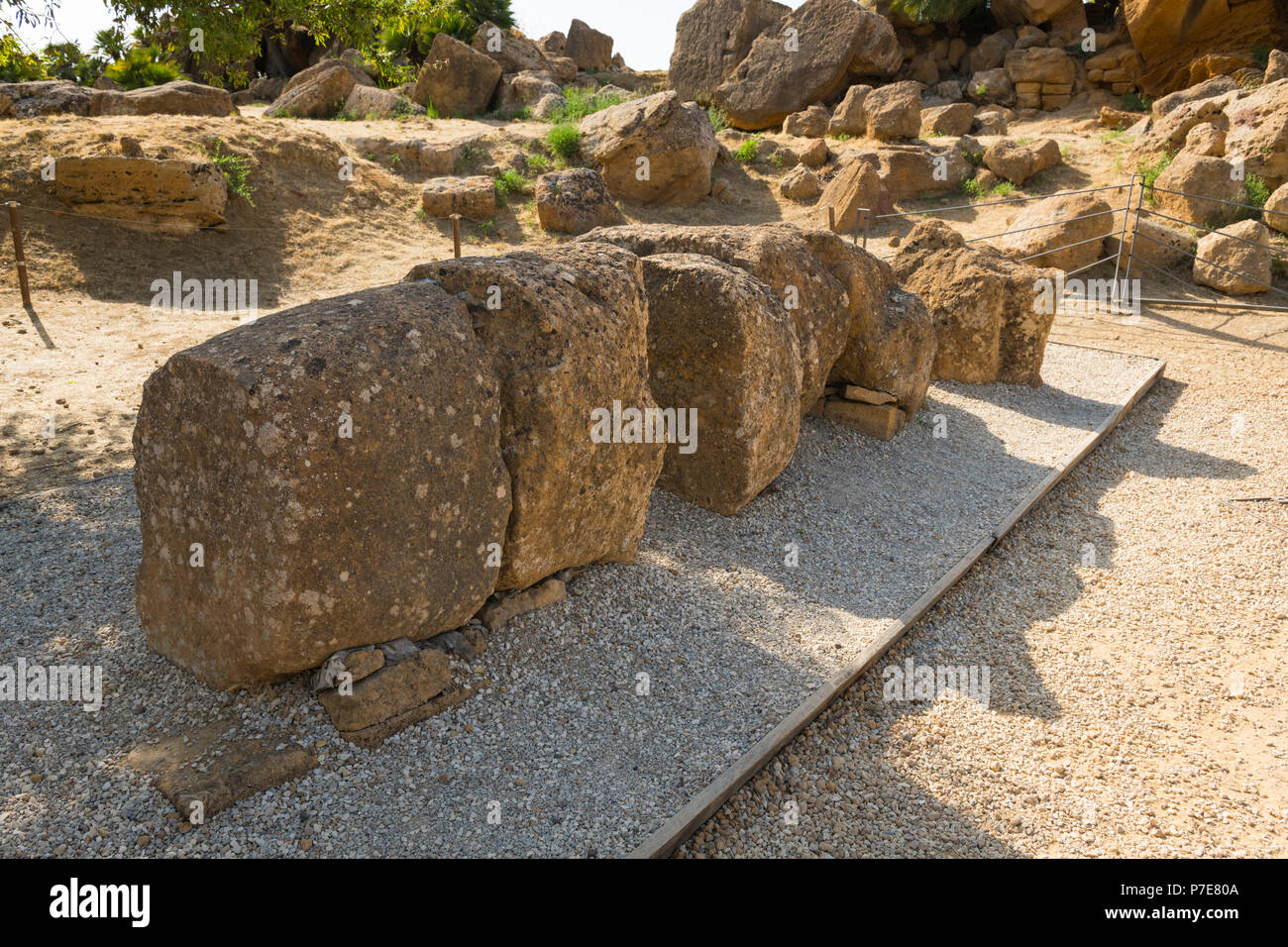 Italy Sicily Agrigento Valle dei Templi Valley of the Temples start ...