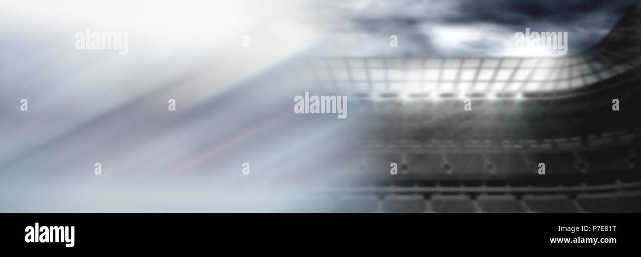 Stadium with transition Stock Photo - Alamy