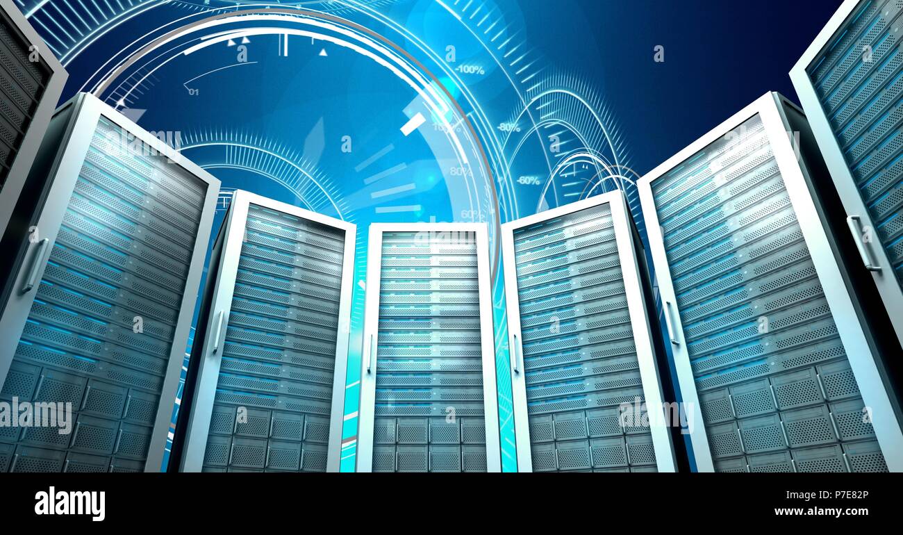 Digital composite computer servers hi-res stock photography and images ...
