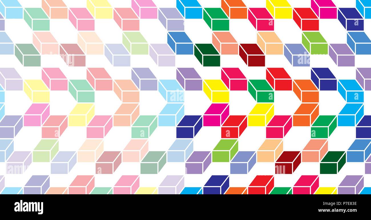 Colorful geometric minimal pattern Stock Photo - Alamy