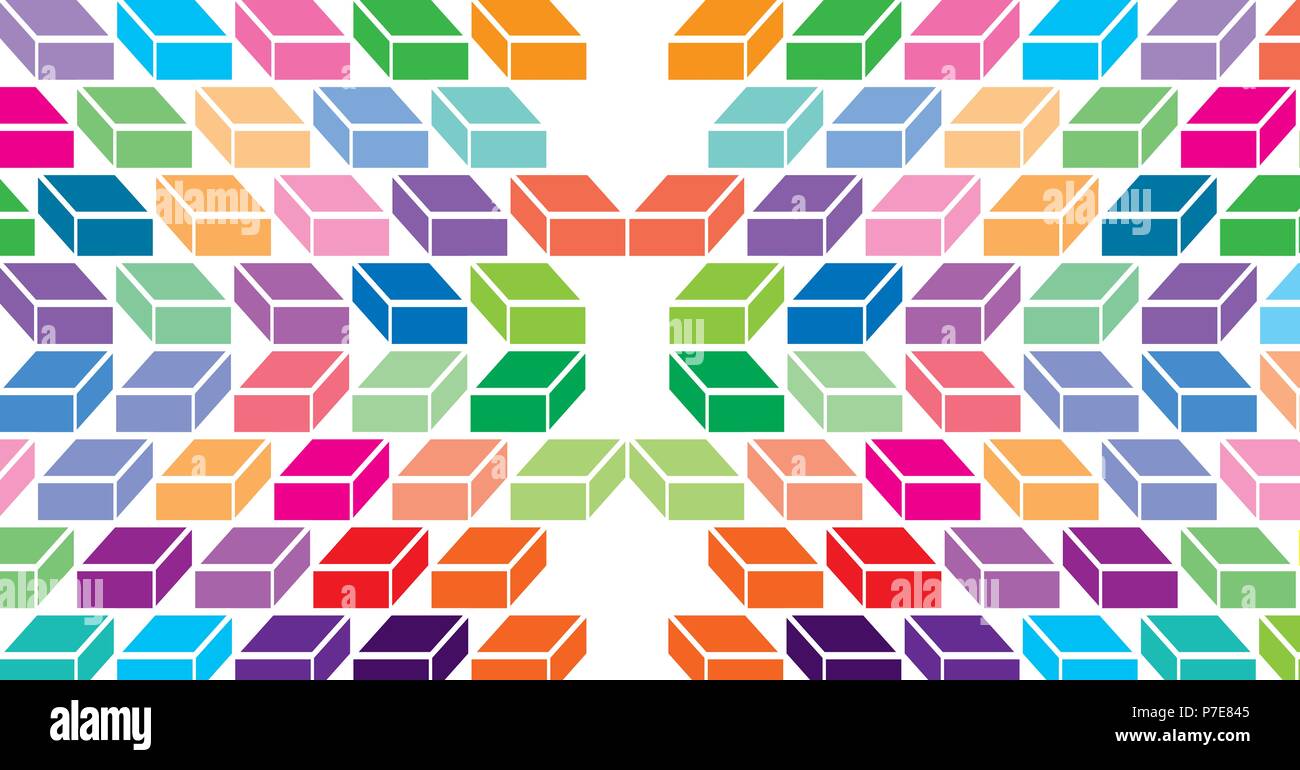 Colorful geometric minimal pattern Stock Photo - Alamy