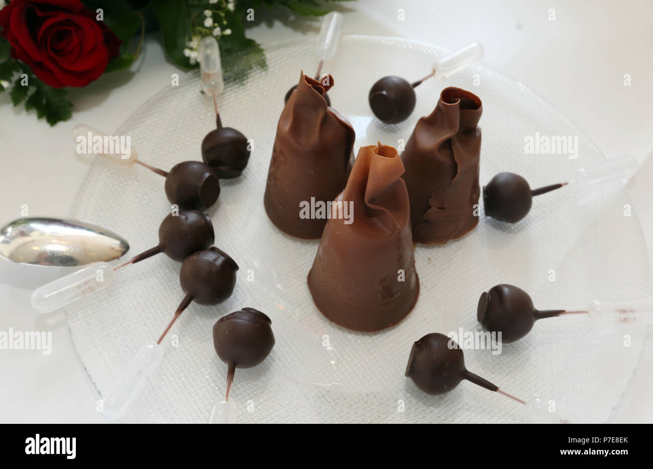 Cherry brandy chocolates with a dark coating, Chocolate dream for the ...
