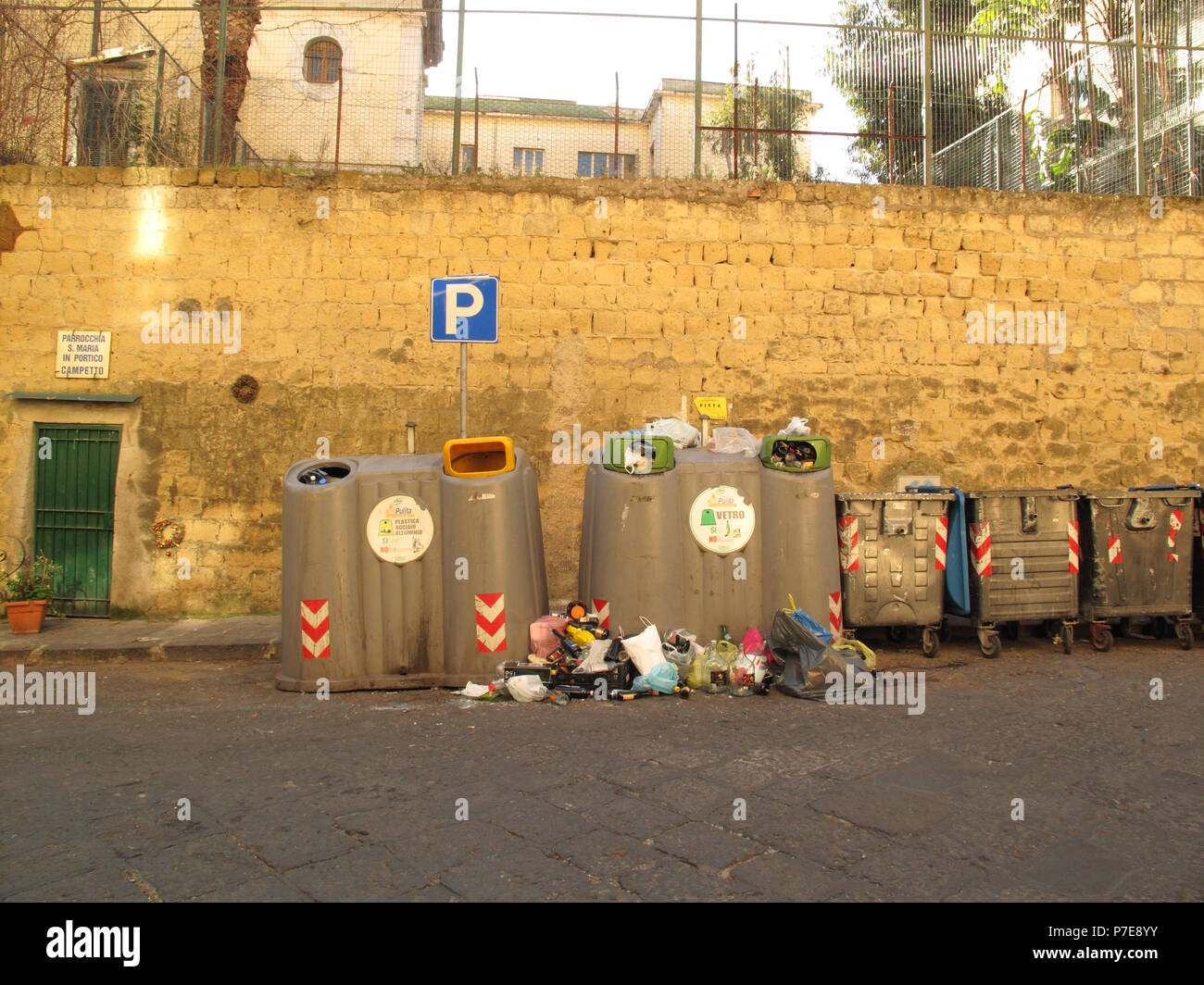 Recycling Recycle Bins Italy High Resolution Stock Photography and ...