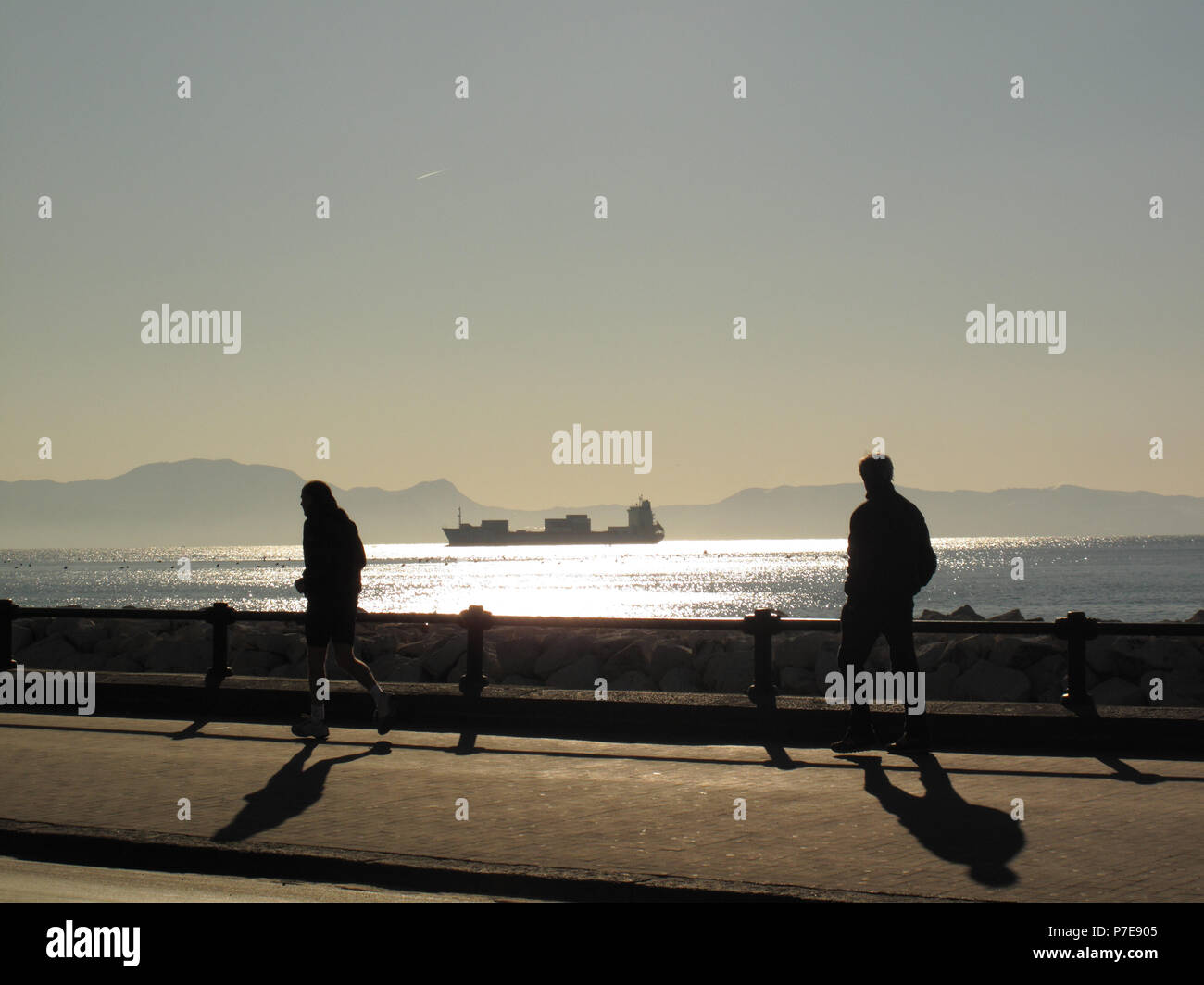 Naples,people in Lungomare Caracciolo Stock Photo - Alamy
