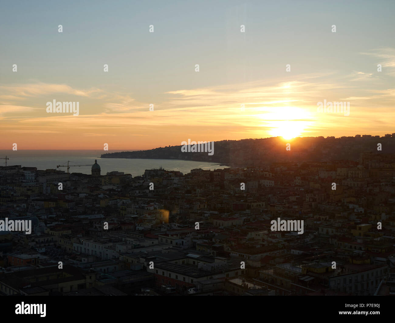 Naples sunset hi-res stock photography and images - Alamy