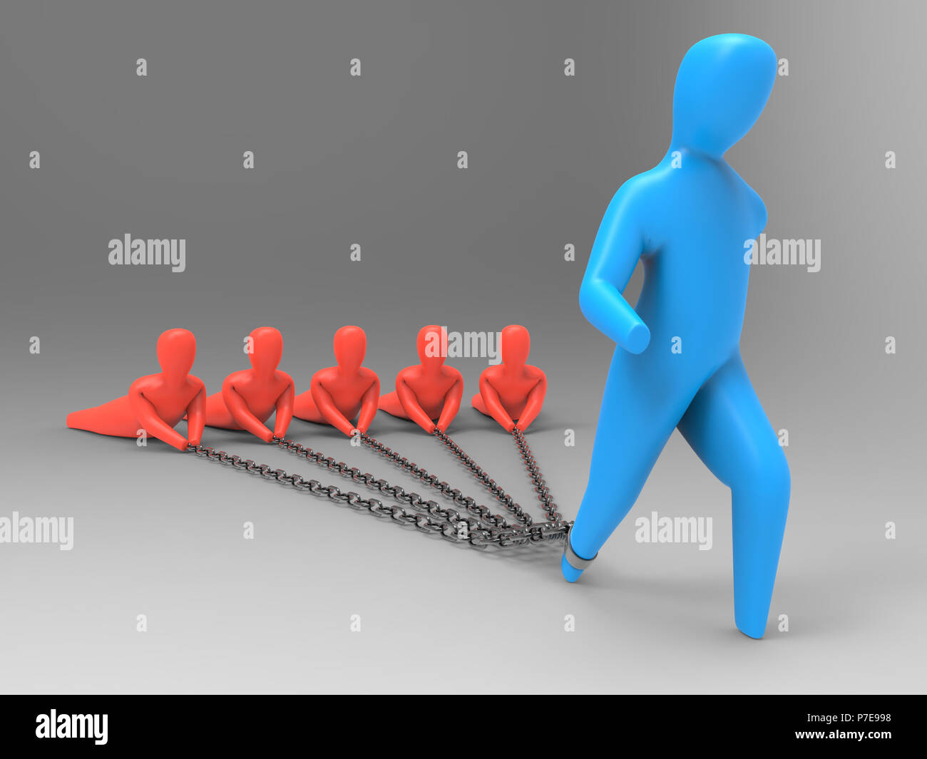 Burden - 3D Illustration Stock Photo - Alamy
