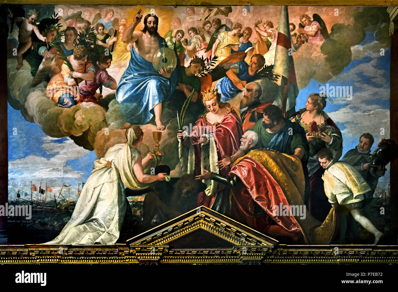 Sebastiano Venier giving thanks to the Redeemer after the Battle of ...