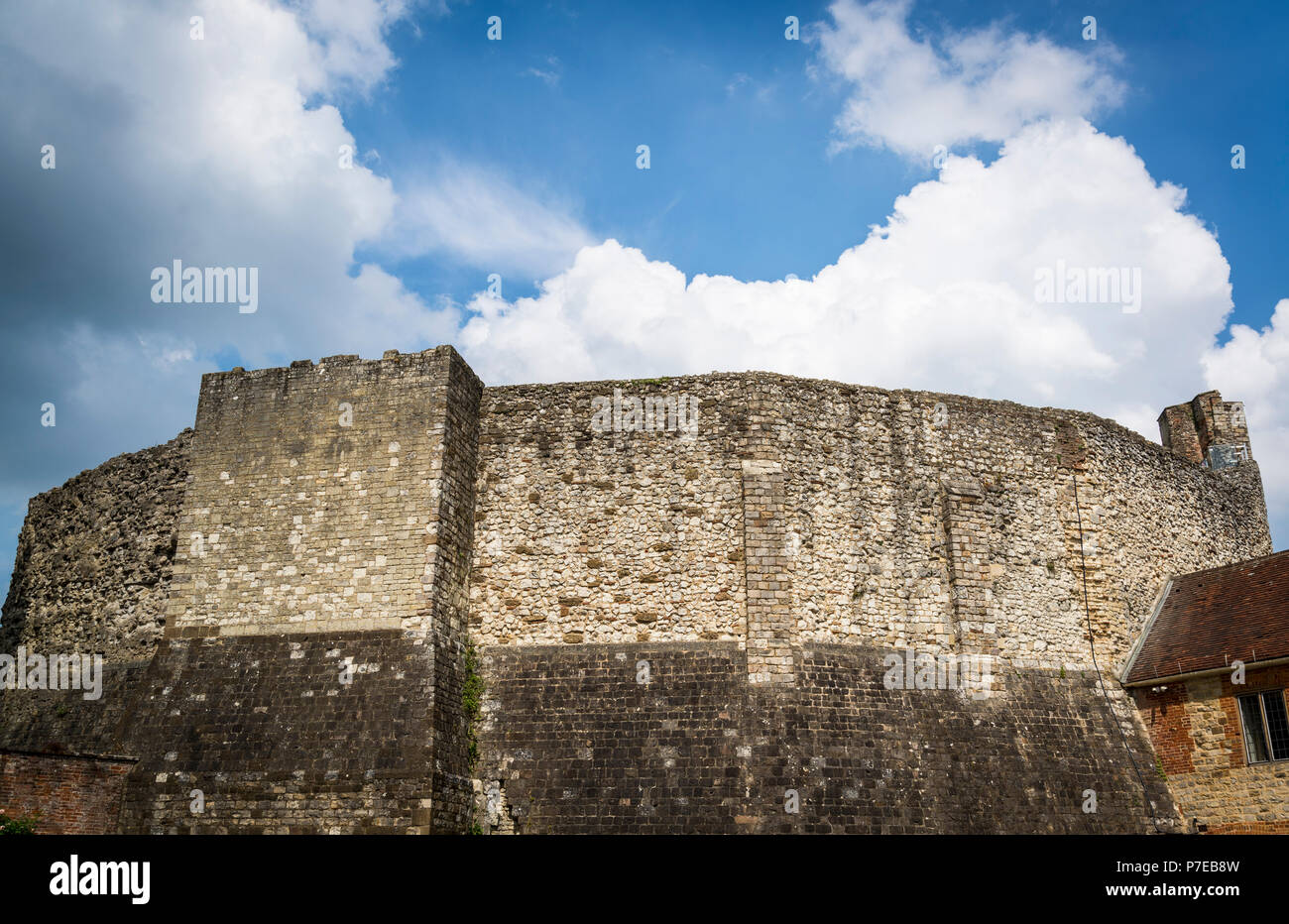 Farnham Castle, Surrey, founded in 1138 by Bishop Henry of Blois ...