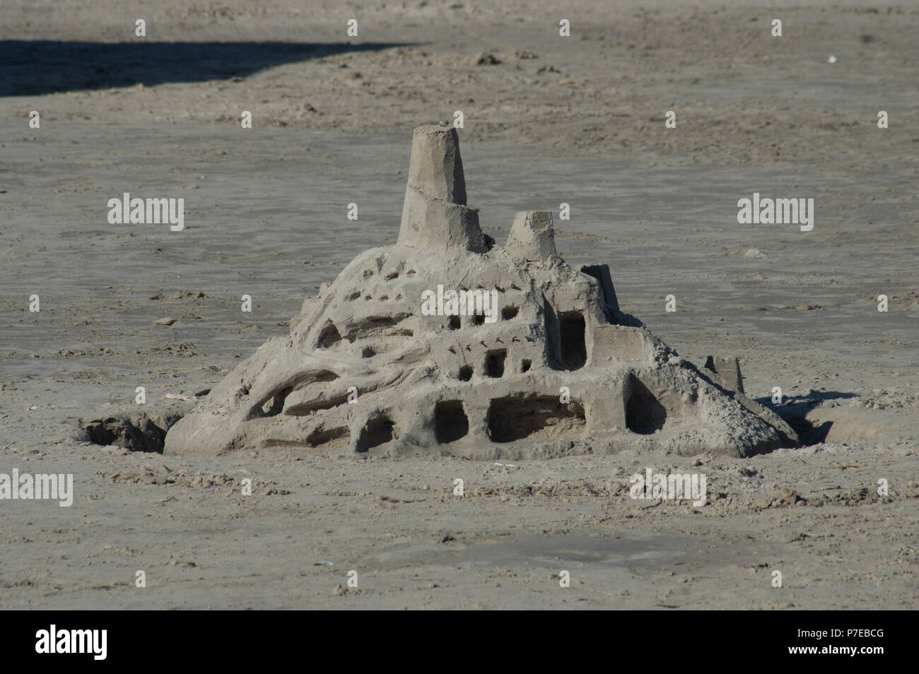 Texas Sand Castle Stock Photo - Alamy