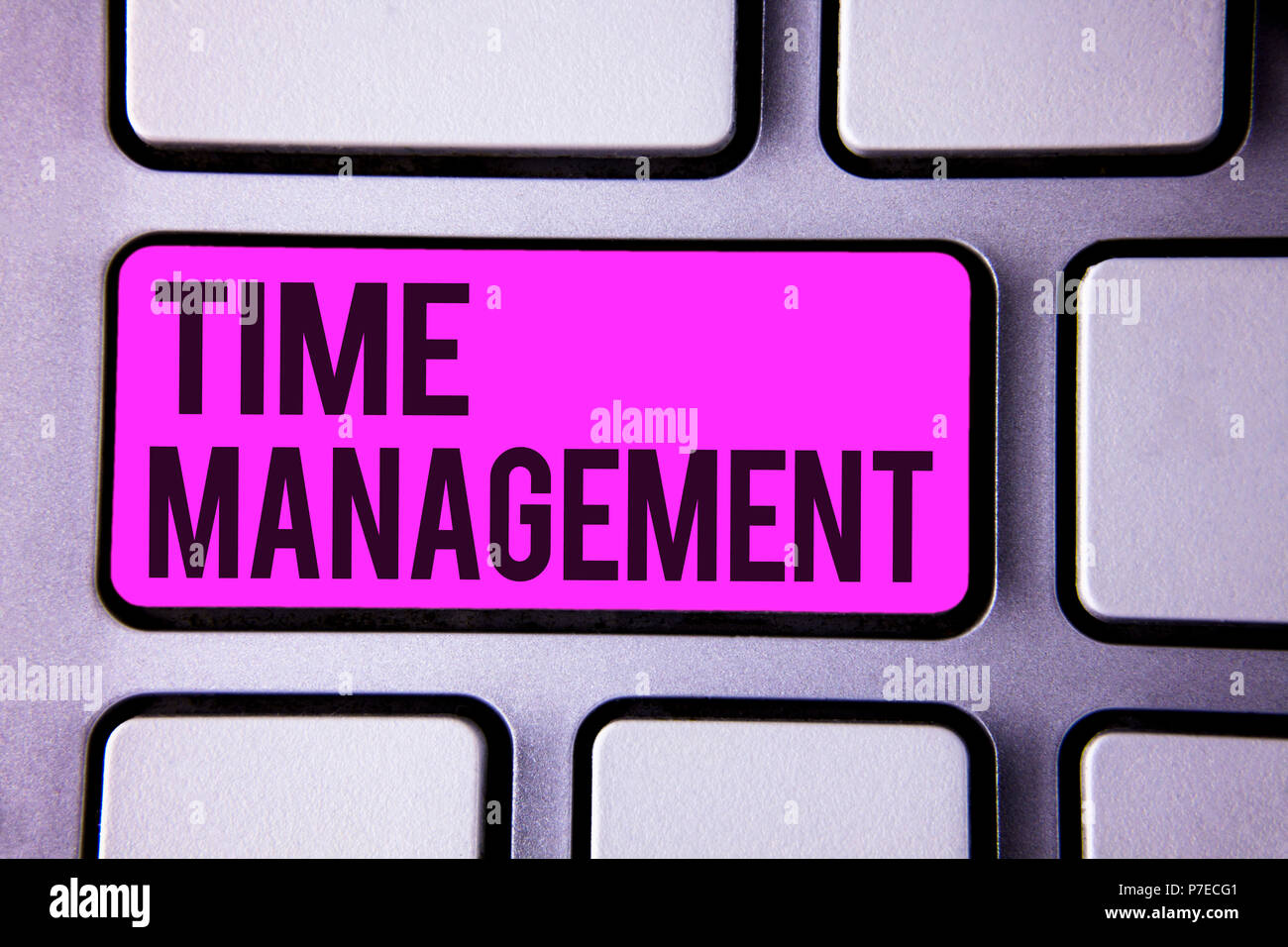 Writing note showing Time Management. Business photo showcasing ...