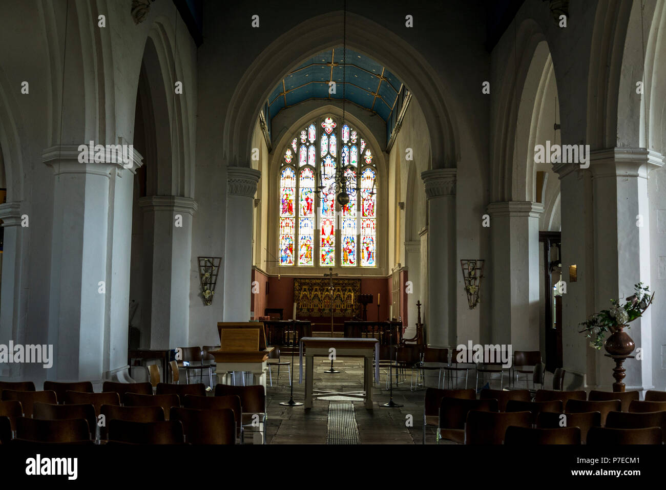 St Andrew's Church, an Anglican parish church, Farnham, Surrey. England ...