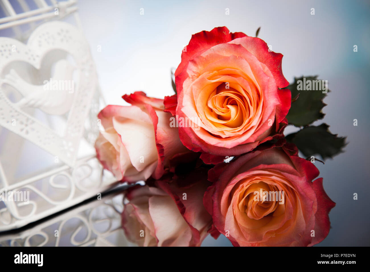 Romantic vintage love background Stock Photo - Alamy