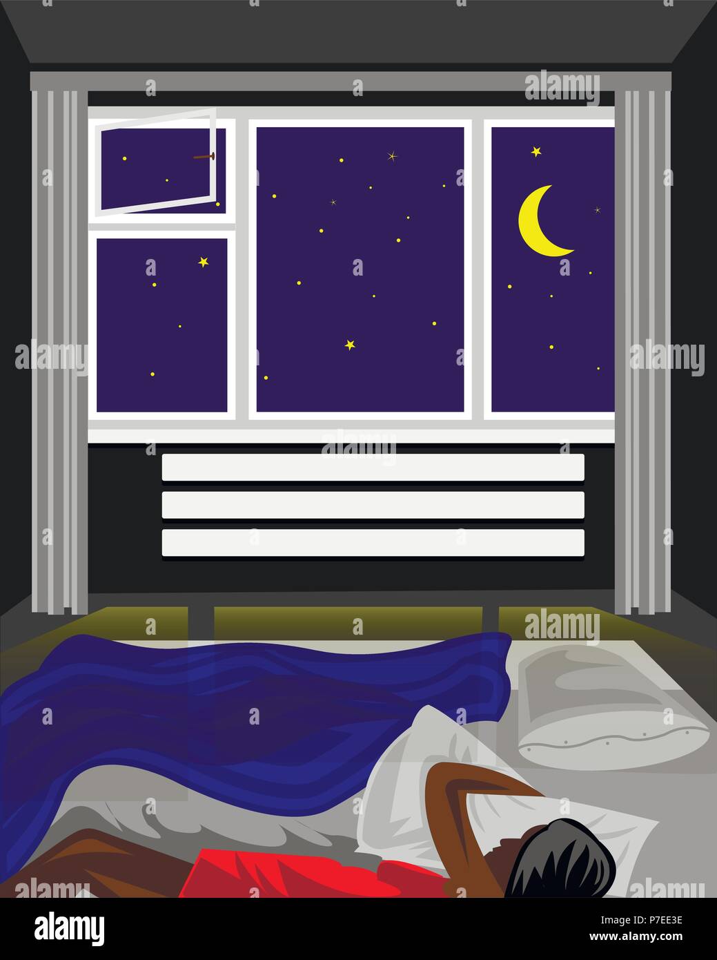 Melancholy one Stock Vector Images - Alamy