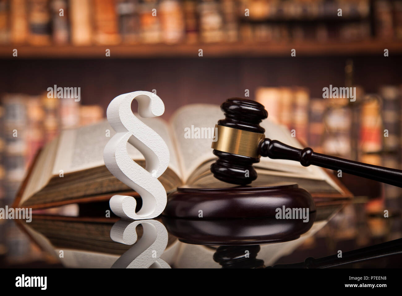Court gavel,Law theme, mallet of justice, Paragraph, mirror background ...