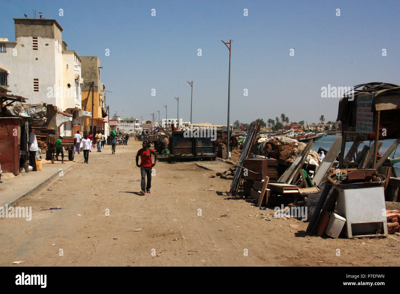 African slum river hi-res stock photography and images - Alamy