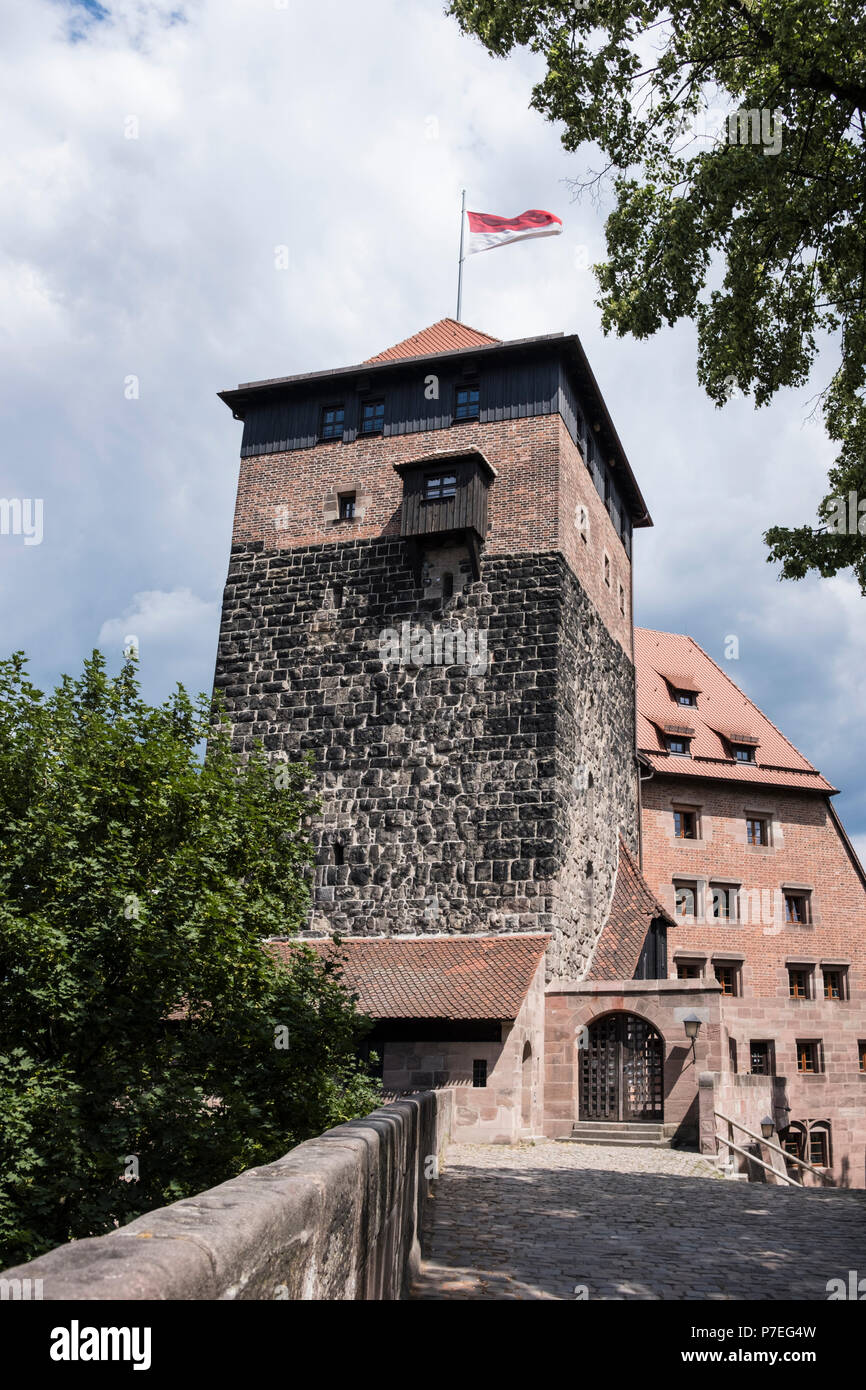 View of nuremberg from kaiserburg castle hi-res stock photography and ...