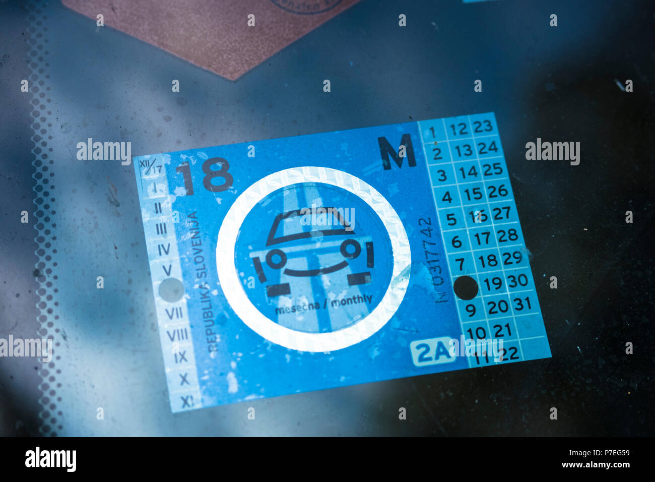 Monthly sticker hi-res stock photography and images - Alamy
